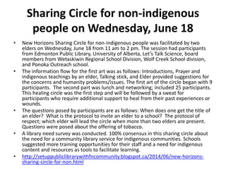 Sharing circlesjunejuly2014 | PPTX
