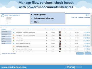 SharingCloud Overview English | PPT