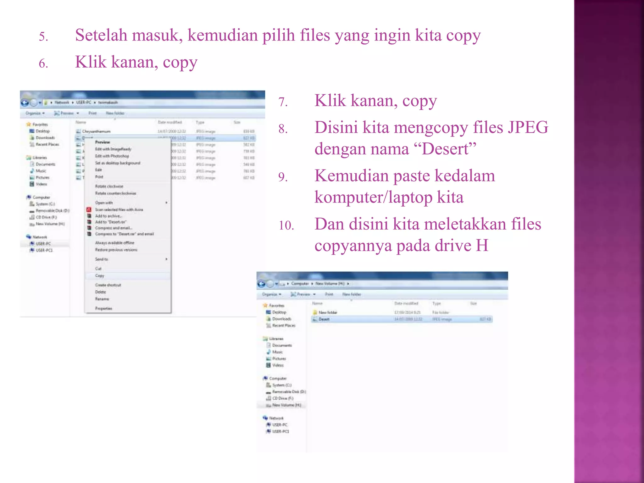 Tutorial Sharing data | PPTX