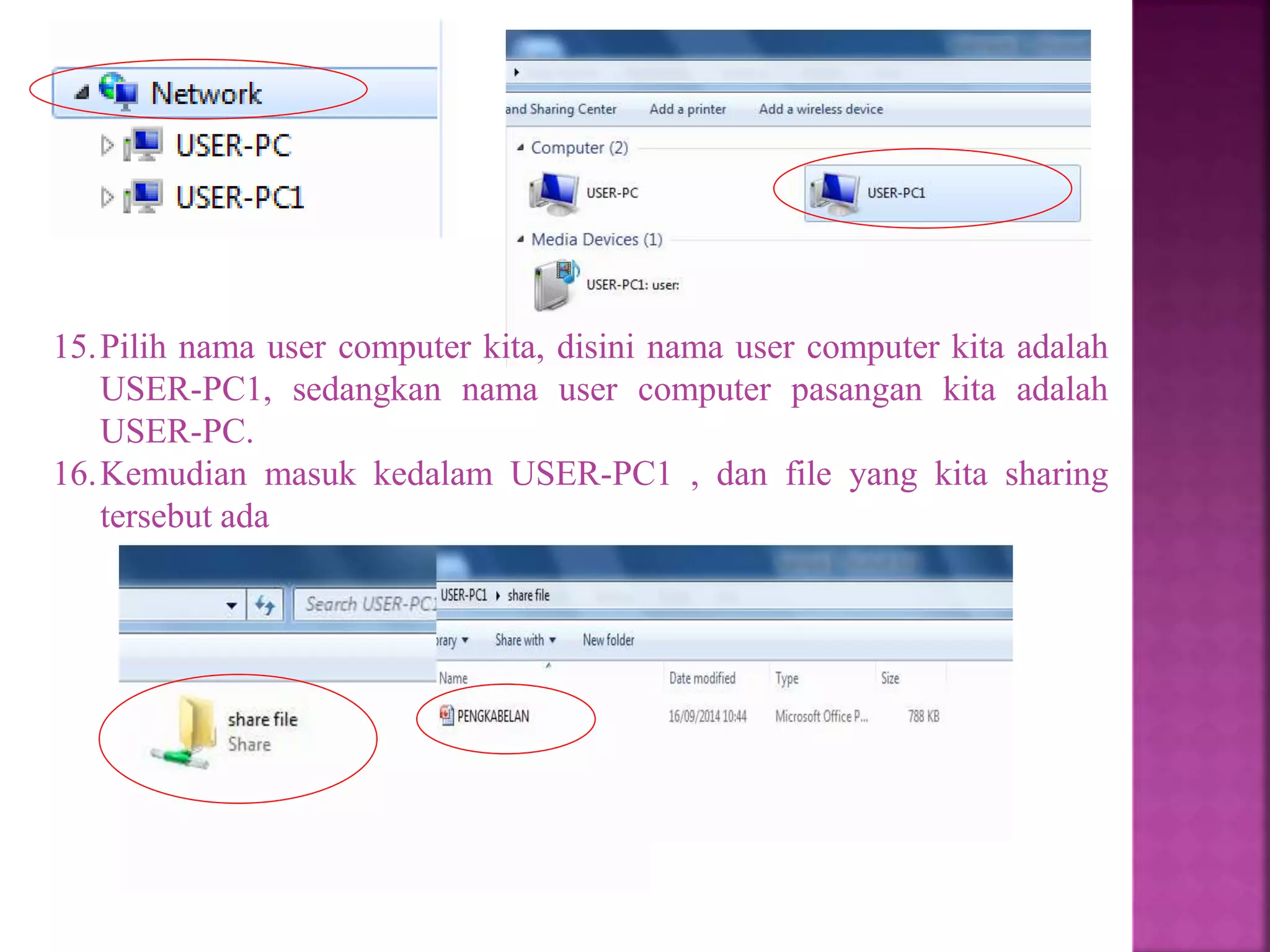 Tutorial Sharing data | PPTX