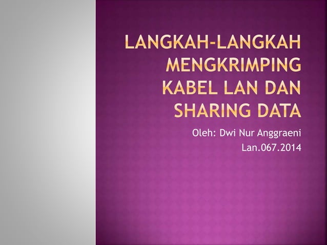 Tutorial Sharing data | PPTX