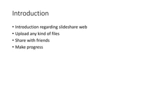 Sharing documents on slide share | PPTX
