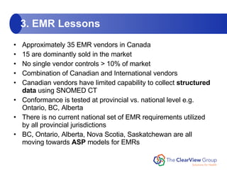 Sharing EHRs - The Canadian Experience | PPT