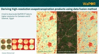 Sharing experiences using WaPOR data - Marloes Mul - IHE Delft - 5 May ...