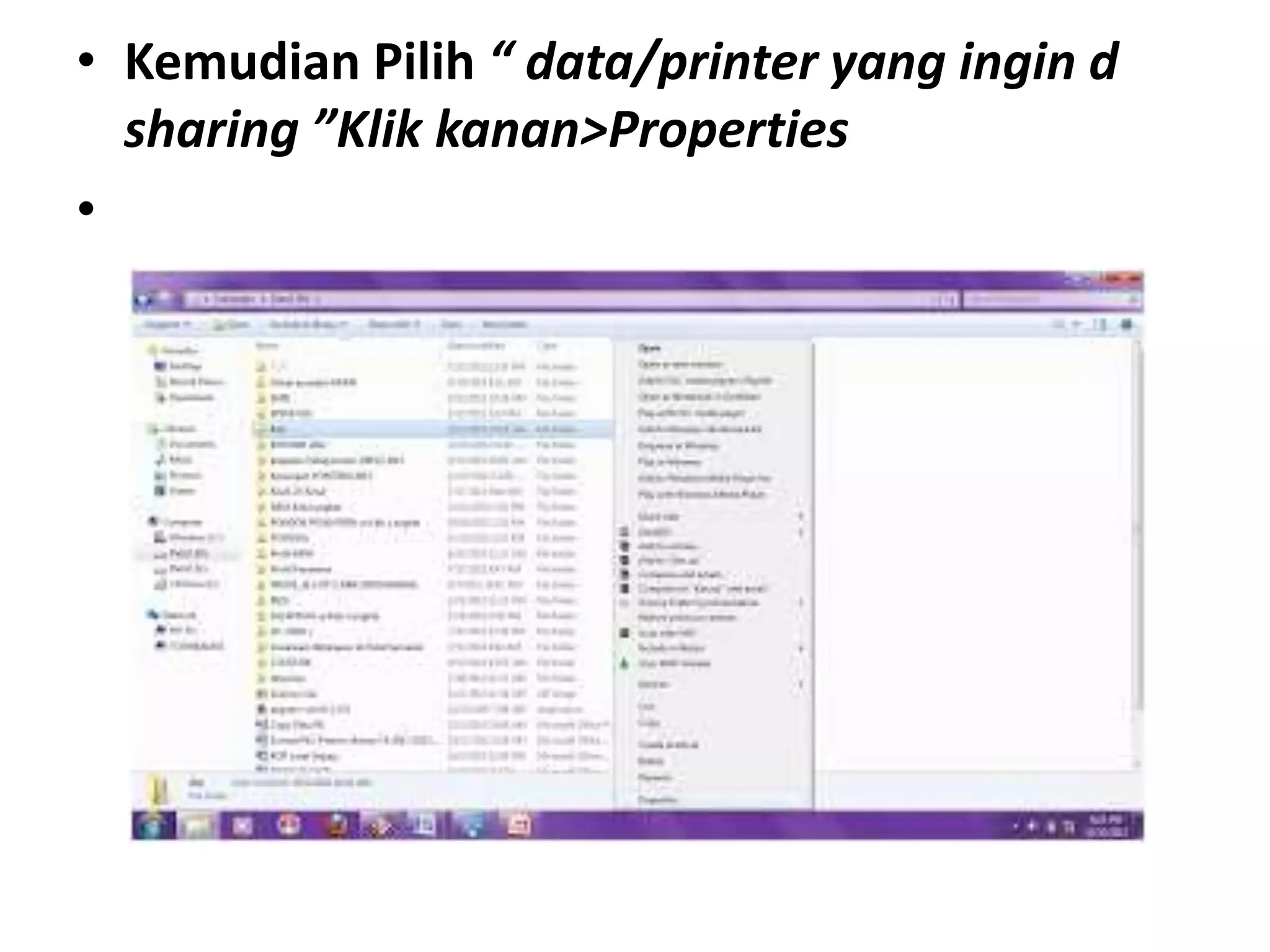 Sharing file antar komputer | PPT