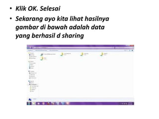 Sharing file antar komputer | PPT