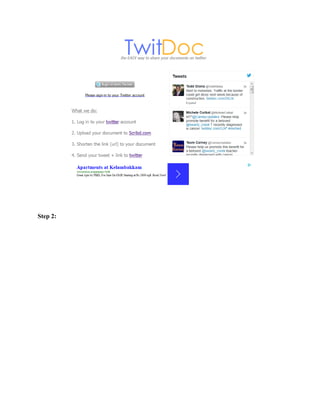 Sharing files on twitter | PDF