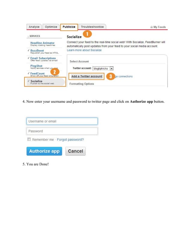 Sharing files on twitter | PDF