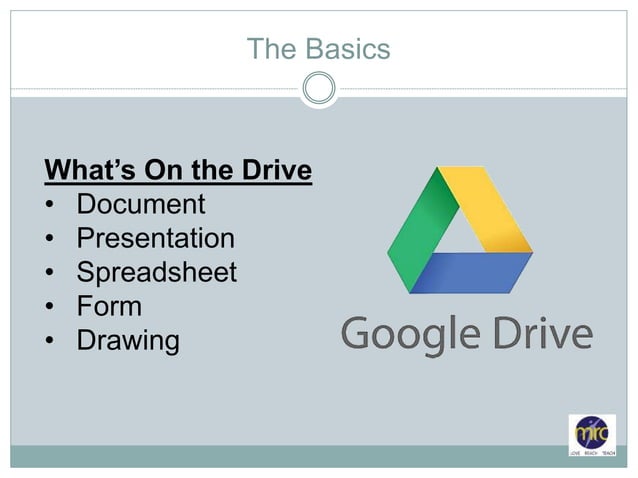 Basic Features of Google Drive | PPT