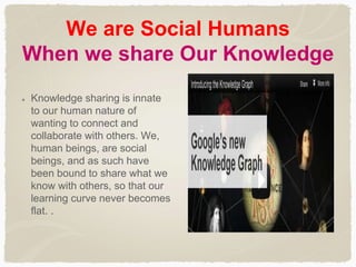 SHARING OUR KNOWLEDGE LIVING WITH PURPOSE | PPTX