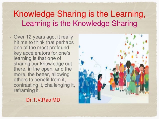 SHARING OUR KNOWLEDGE vLIVING WITH PURPOSE