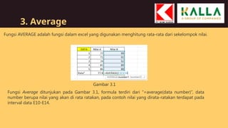 Sharing Knowledge Fungsi Excel yang biasa digunakan | PPT