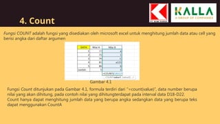 Sharing Knowledge Fungsi Excel yang biasa digunakan | PPT