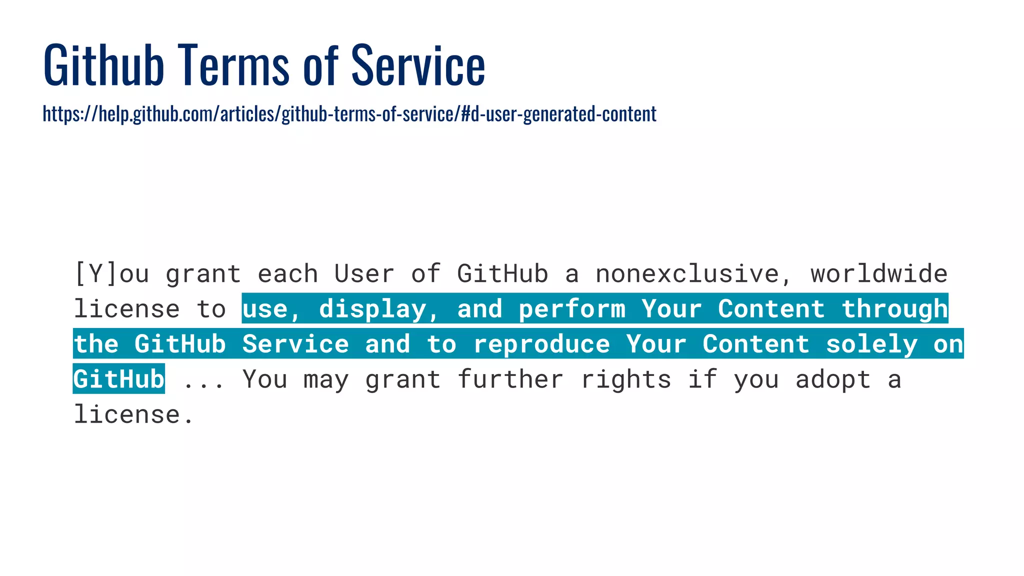 Sharing & Licensing Research Outputs | PPT