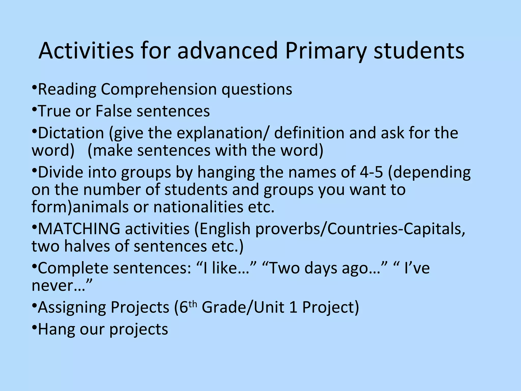 Sharing my experience of teaching | PPT
