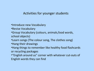 Sharing my experience of teaching | PPT