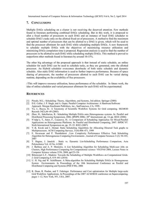 Sharing Of Cluster Resources Among Multiple Workflow Applications Pdf Computer Software And