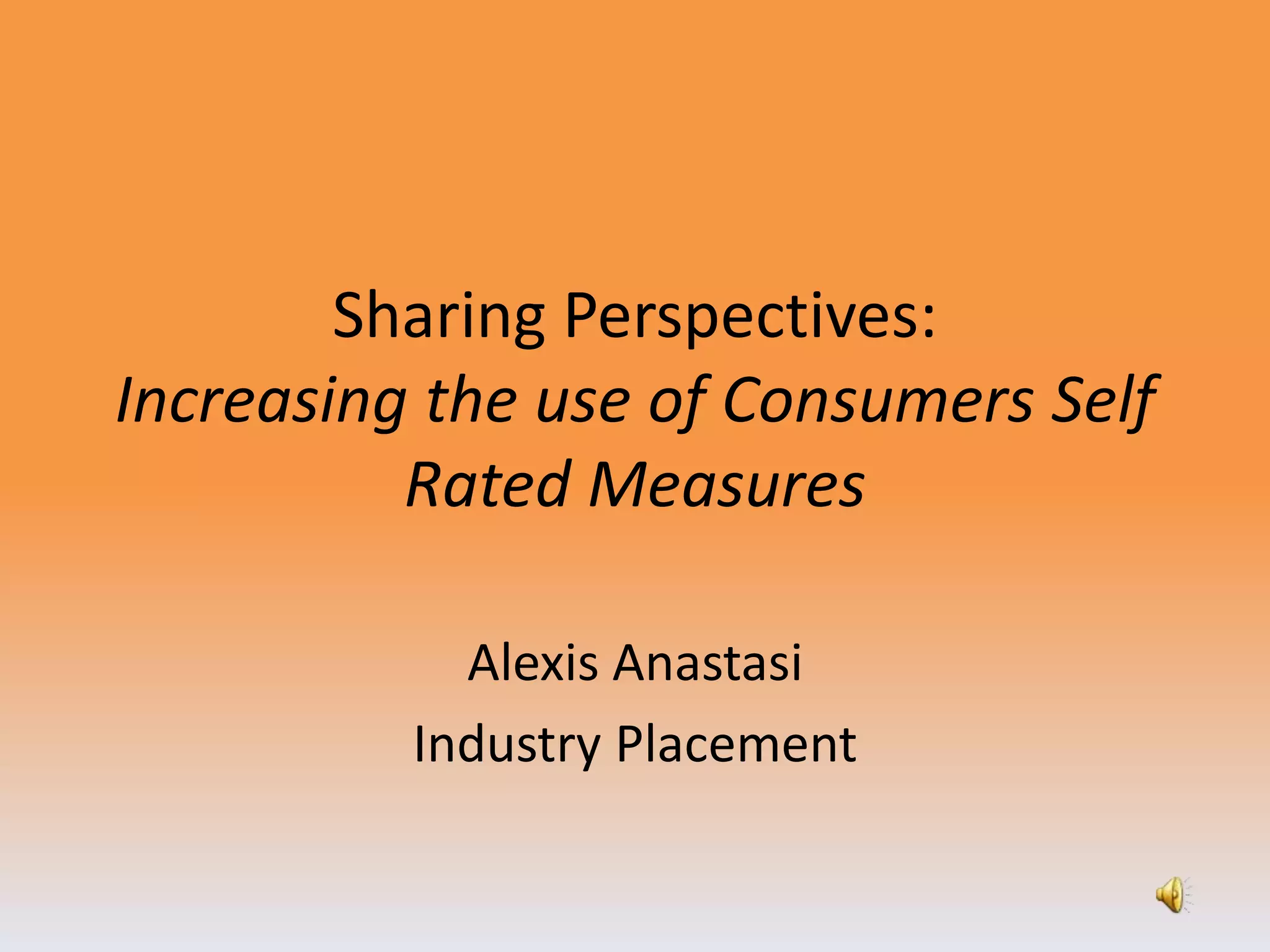 Sharing perspectives -CSRM | PPTX