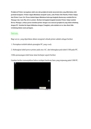Sharing printer dan folder | DOCX
