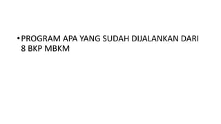 Sharing Session Merdeka Belajar Kampus Merdeka, 8 Bentuk Kegiatan ...