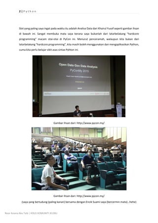 Apakah itu Python dan bagaimana untuk setup di Window OS? | PDF