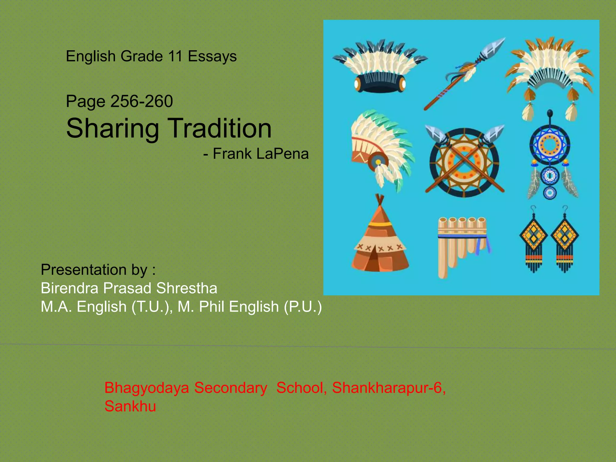 Sharing Traditions | PPTX