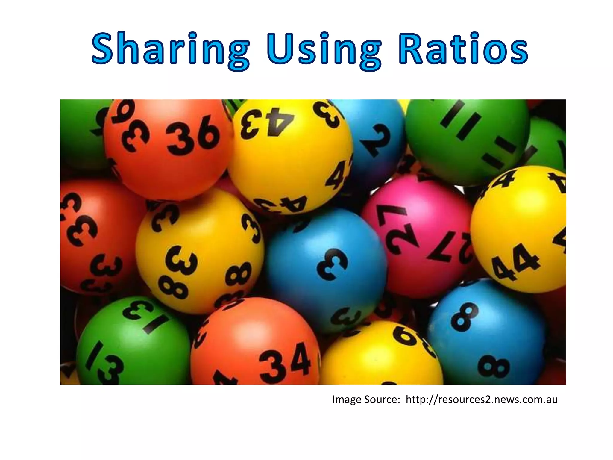 Sharing Using Ratios | PPTX