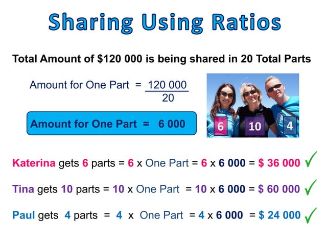 Sharing Using Ratios | PPTX
