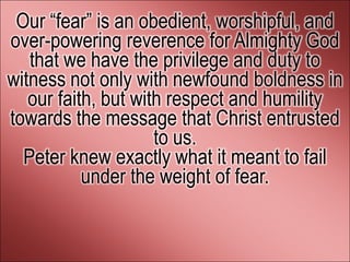 Sharing Your Faith 1 Peter 3:15-16 | PPTX | Christianity | Religion ...