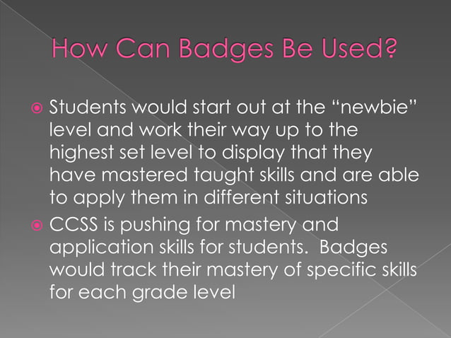 Earning Digital Badges | PPTX