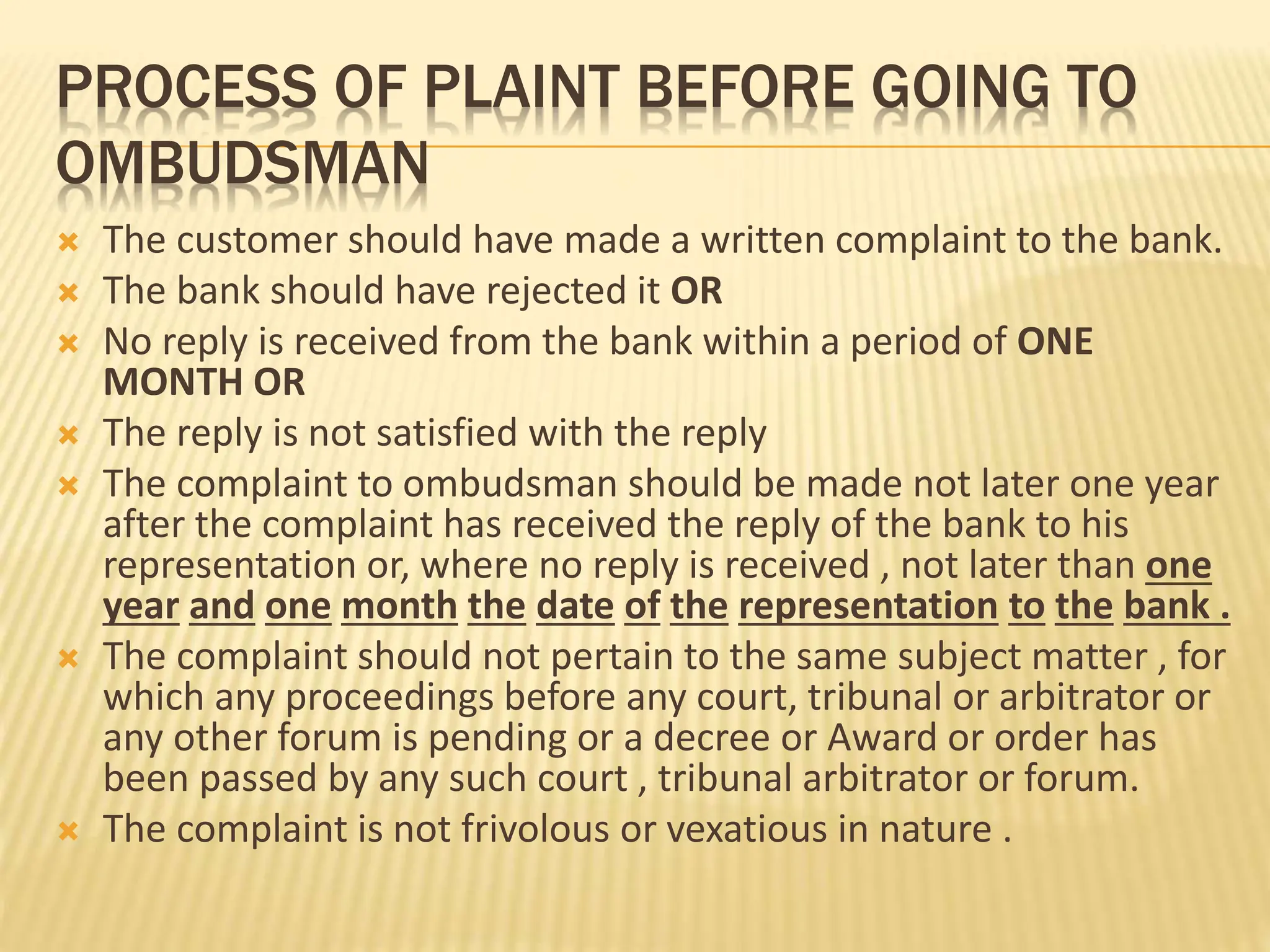 banking ombudsman and their functions duties | PPTX