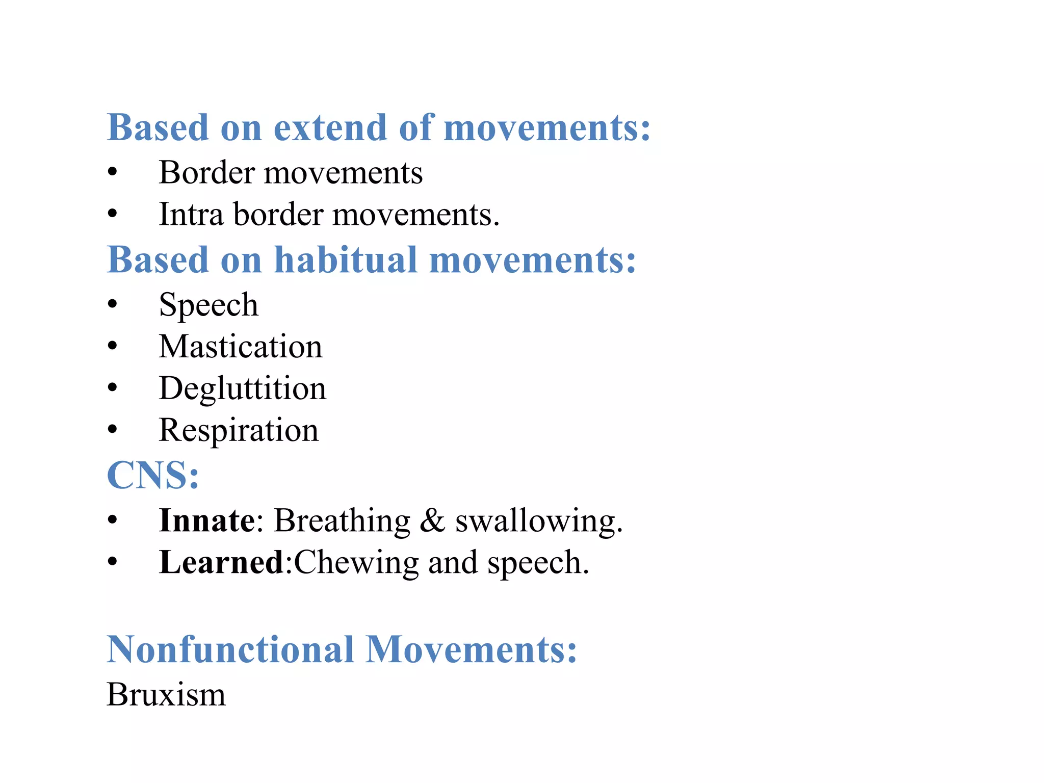 MANDIBULAR MOVEMENTS | PPTX