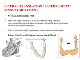 MANDIBULAR MOVEMENTS | PPTX