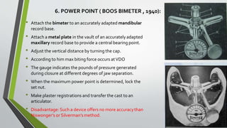 vertical jaw relation | PPTX