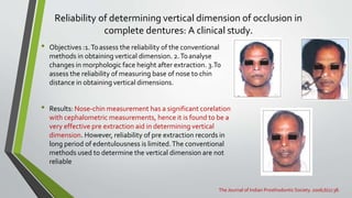 vertical jaw relation | PPTX