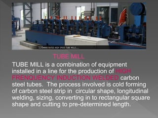 Sharjah exhibition tube mill ppt | PPTX
