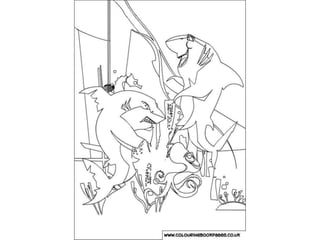 Shark tale Colouring Pages and Kids Colouring Activities | PPSX