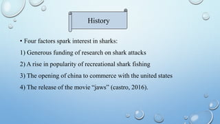 Shark introduction Morphology and its behaviour characteristics | PDF