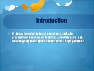 Sharks | PPTX