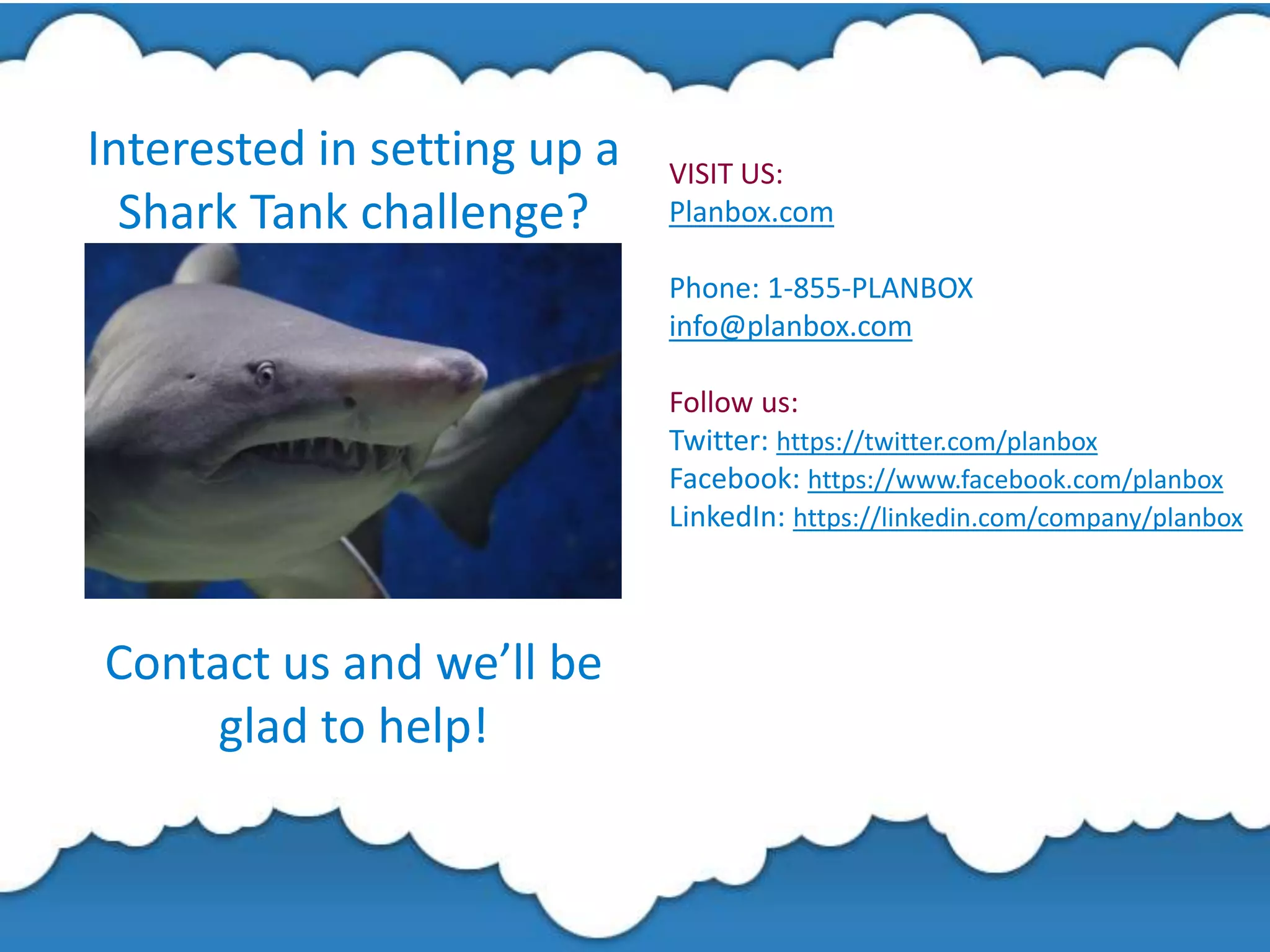 Shark tank innovation challenge | PPTX
