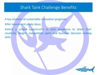 Shark tank innovation challenge | PPTX