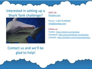 Shark tank innovation challenge | PPTX