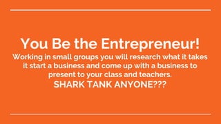 Shark tank project | PPTX
