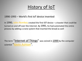 Introduction to Internet of Things(IoT) | PPTX | Internet of Things ...