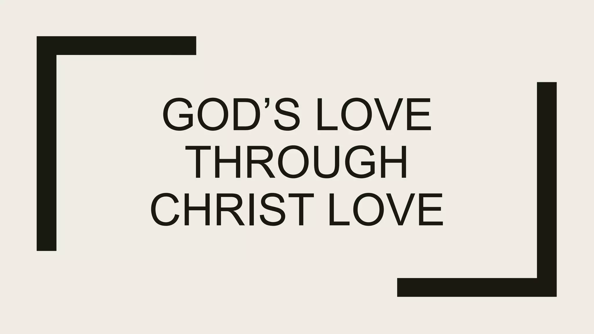 The Love of God | PPTX