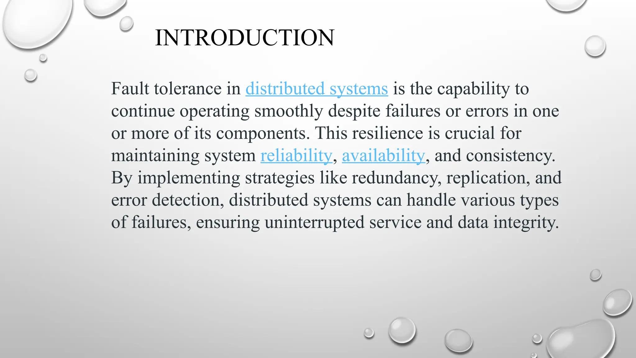 Fault Tolerance in Distributed operating system | PPTX