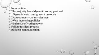 Fault Tolerance in Distributed operating system | PPT