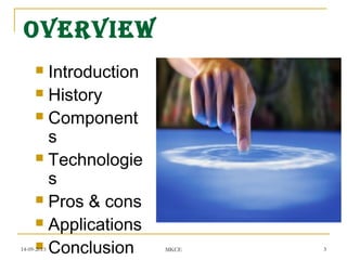 TOUCHSCREEN TECHNOLOGY | PPT