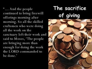 Sharon Koh - Sacrificial Giving - 080715 | PPT
