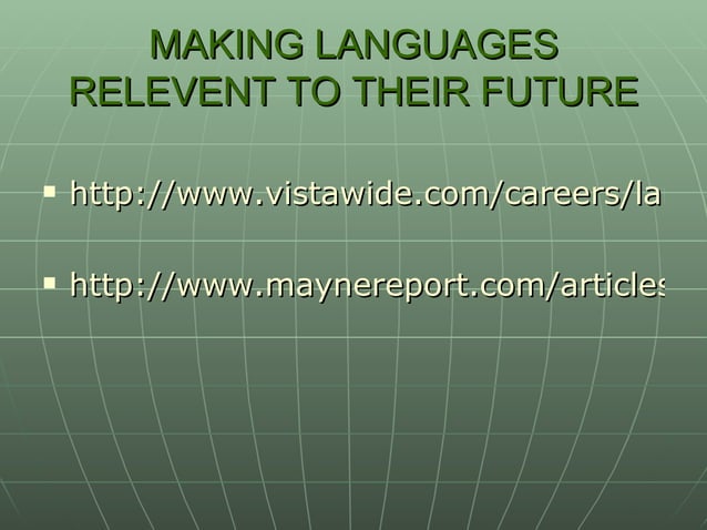 Teaching Boys how to embrace language learning through global thinking ...